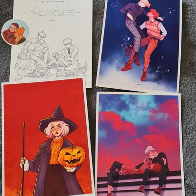 Victor Vale & Eli Ever Art Print - Etsy