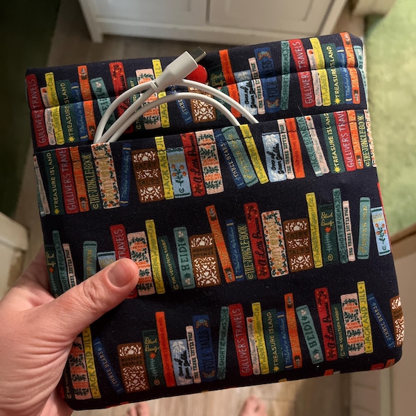 Book Sleeve for Books, Padded Book Sleeve, Pretty Floral Book Cover ...