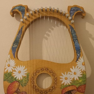 24 String Mega Size Jewish Lyre Harp King David Lyre Harp - Etsy