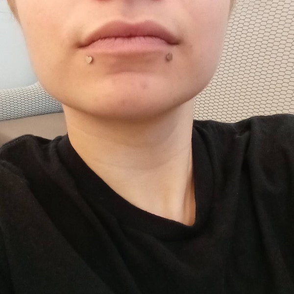 16g Line Forward Helix Earring Internally Threaded Reversible Tragus ...