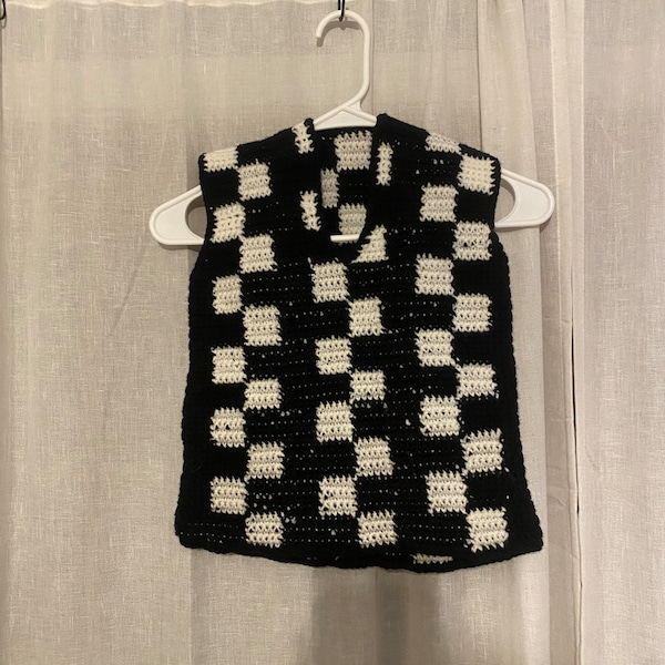 The Wednesday Vest - Crochet PDF Pattern - Etsy