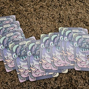 5 Dinosaur Beast Tokens for Magic the Gathering - Etsy