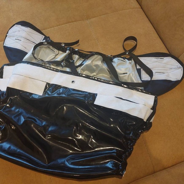 Lockable Spreader Pants Spreading Diaper Omutsu Adult Baby PVC Inside ...