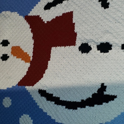 Happy Mushroom Graph & Pattern C2C Tapestry Crochet - Etsy