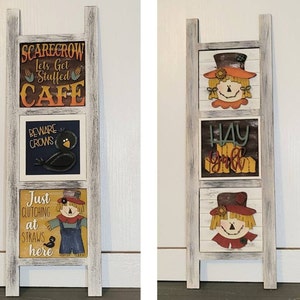 Scarecrow Fall Interchangeable Leaning Sign File SVG, Glowforge ...