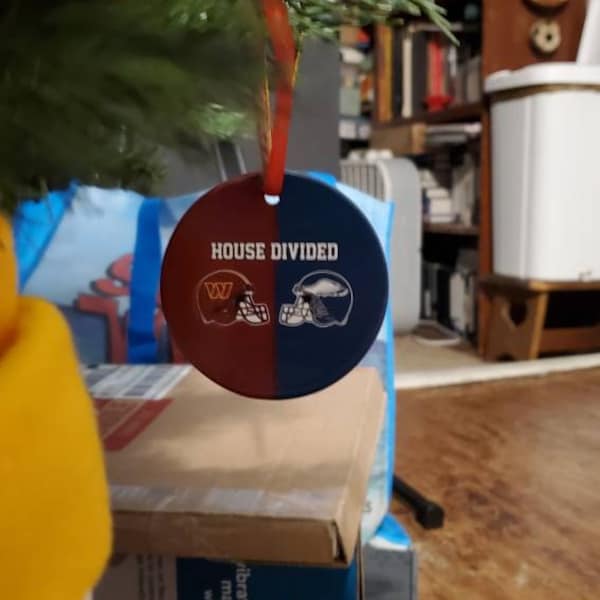 Custom Two Football Team Jersey, House Divided Football Jersey, House ...