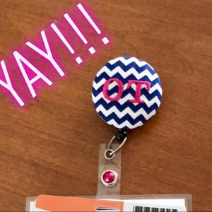 Occupational Therapy Badge Reels OT Monogram Badge Reels - Etsy
