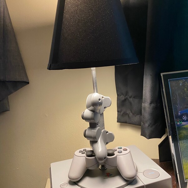 Playstation Desk Lamp - PS1 Console and Controller Sculpture Light With ...