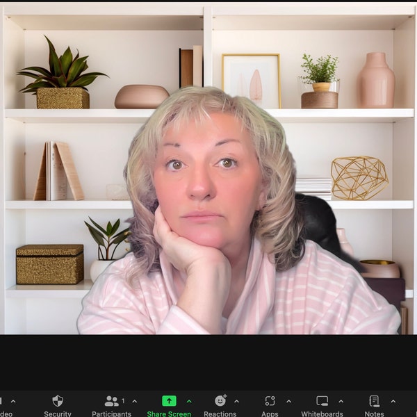 Modern Home Office Zoom Background | Virtual Background for Zoom ...