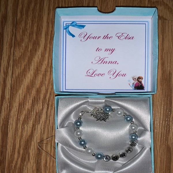 Personalized Frozen Inspired Bracelet-kids/boys/girls/women/ladies ...