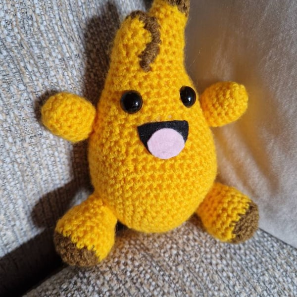 Cute Banana Peely Plush Crochet Pattern PDF - Etsy