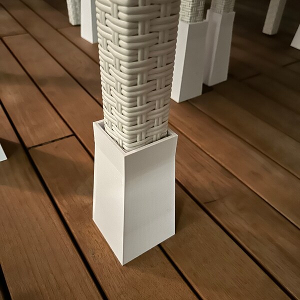 Customizable Table Leg Extenders / Risers - All Sizes - All Colours ...