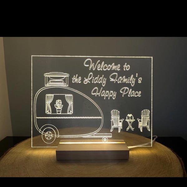 Caravan LED Lights Caravan Lights Caravan Sign Caravan Plaque ...
