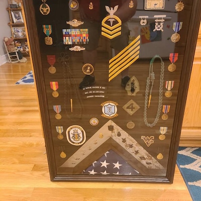 Military Uniform Shadow Box FREE SHIPPING Lower 48 States Only - Etsy