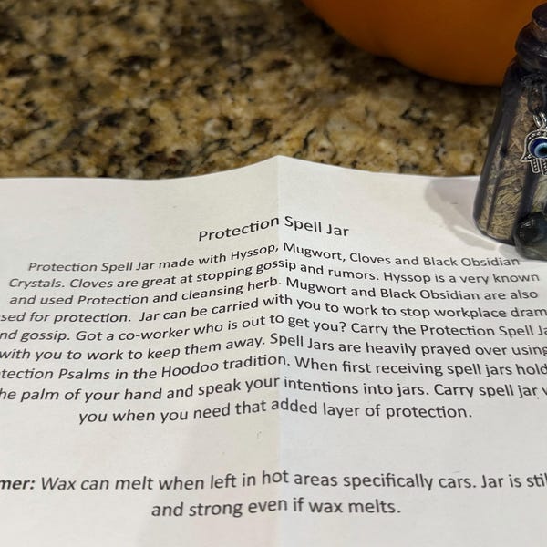 Protection Spell Jar for Evil Eye | Stop Gossip and Jealousy ...