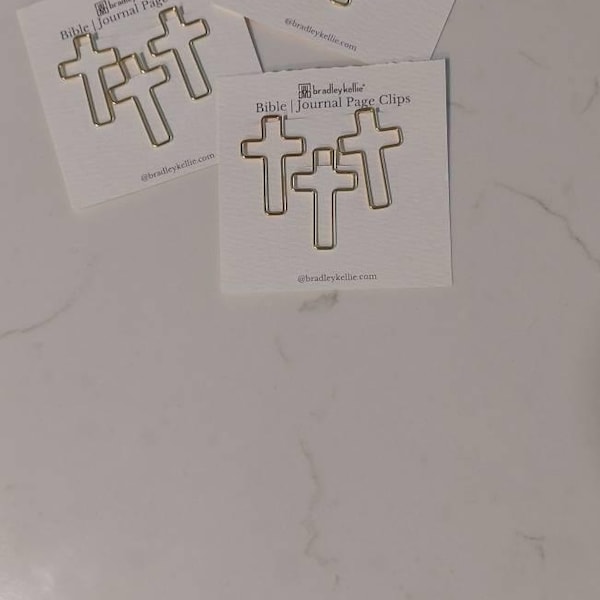 Christian Page Clips Set of 3 Faith Book Marks Journal Page Clips Bible ...