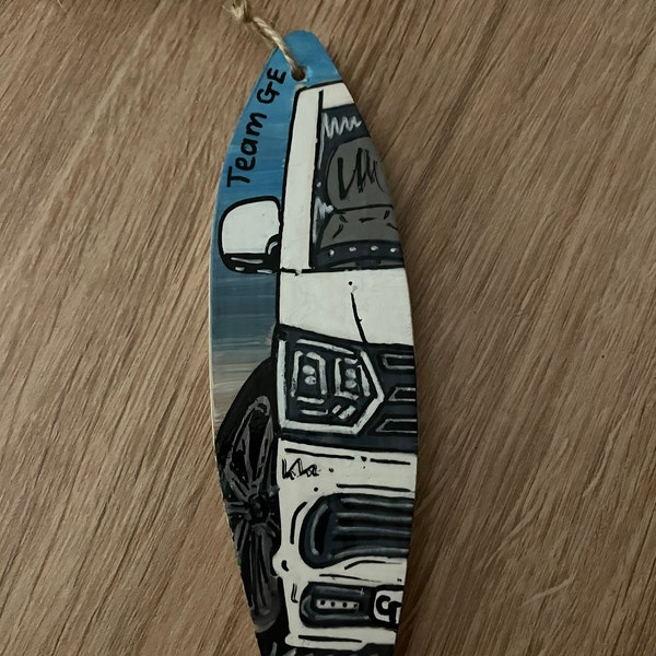 Personalized Mini Surfboard Camper Van - Etsy