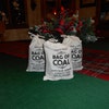 Christmas Bag-bag of Coal-christmas Gift Bag-christmas Favor Bag-santa ...