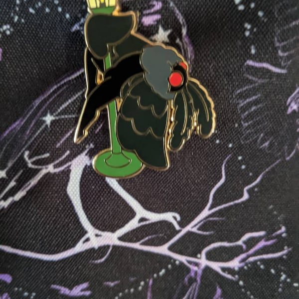 Lamp Dance Mothman Enamel Pin - Etsy
