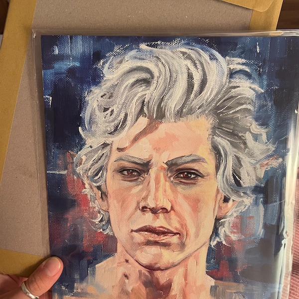 GALE DEKARIOS Oil Painting | Baldurs Gate 3 | Oil Painting Orignal 8" X ...