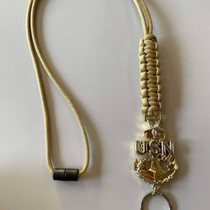 USN E4/E5/E6 Black Crow With Digital Multi Camo Paracord Neck - Etsy