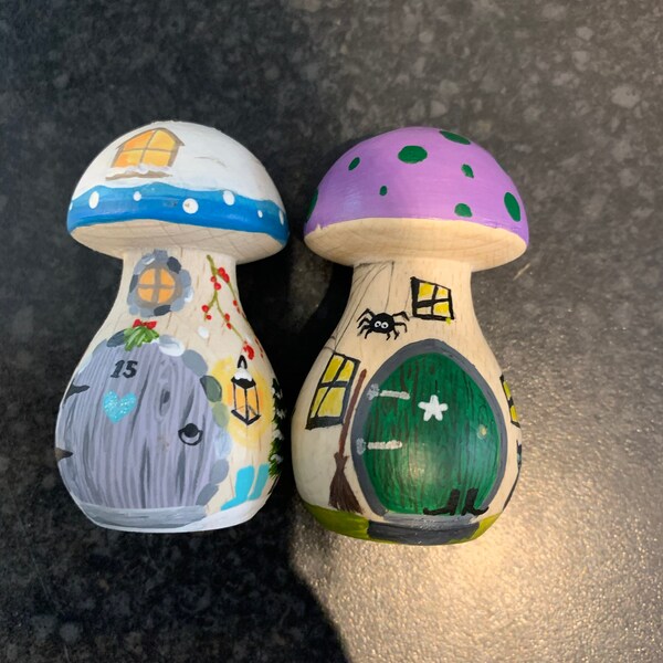 Magical Toadstool Fairy House - Home Decor Collectible - Etsy
