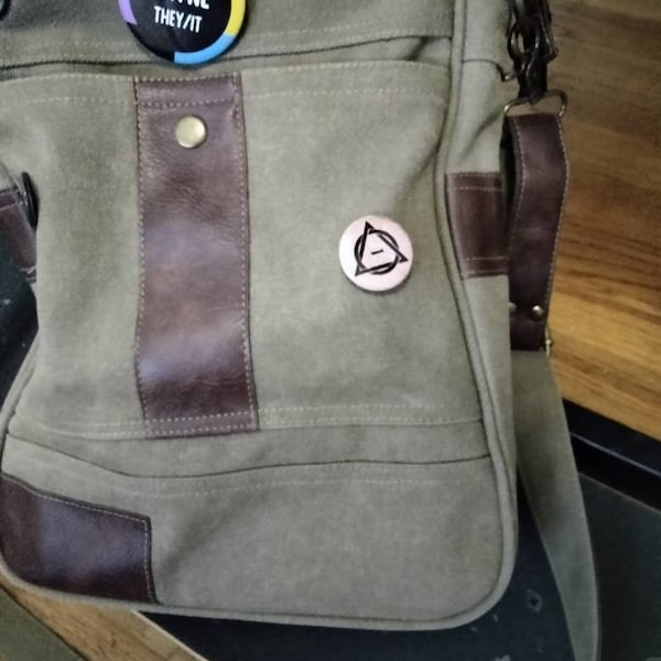 Therian Pride Sparkly Pin Badge, Holographic Badge, Otherkin Accessory ...