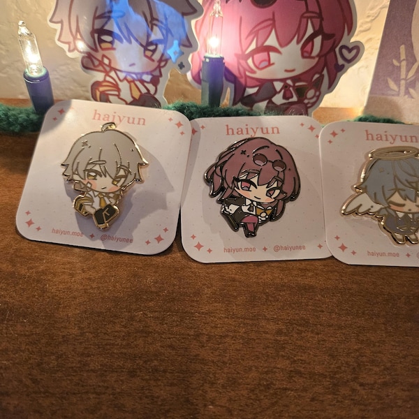 Honkai Star Rail Astral Express Ticket Double-sided Glitter Keychain - Etsy