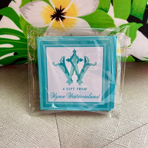 Interlocking Monogram Calling Cards | Initial Enclosure Cards | Holiday ...