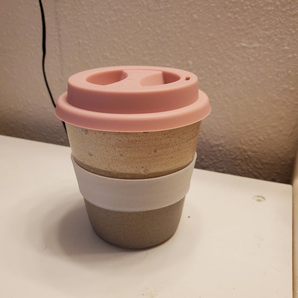 Ceramic Travel Mug Pottery Keep Cup Handmade Reusable Coffee Mug Ready ...