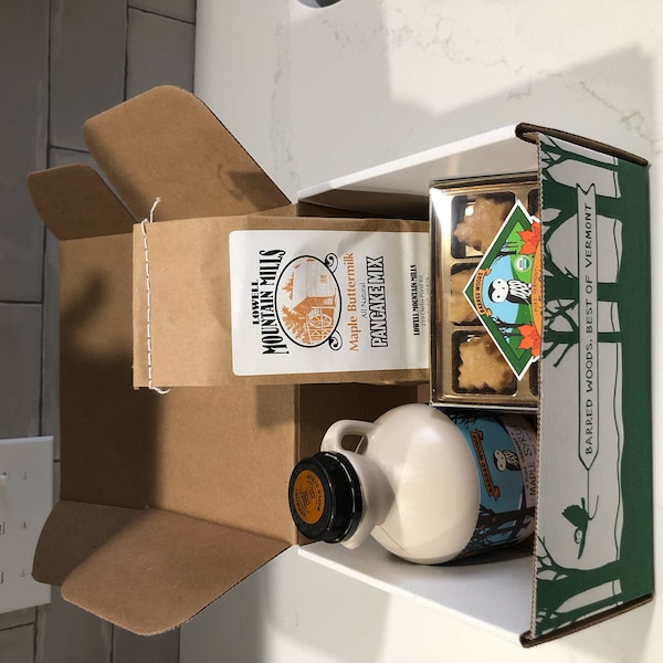 Maple Syrup Bottle Gift Set 500m Artisan Bottle of Pure Vermont Maple ...