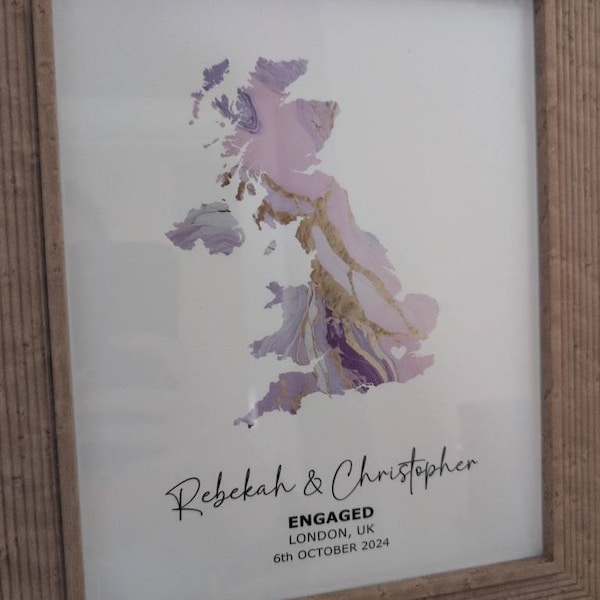 Family and Friends Long Distance Personalised Photo Gift, Moving ...