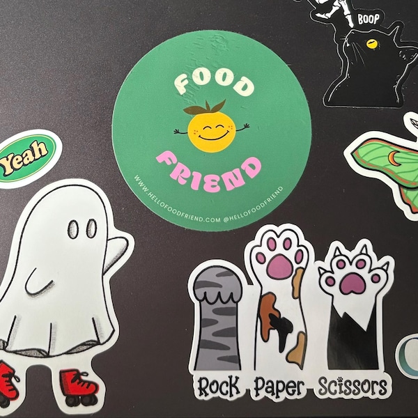 Cute Ghost Stickerscreate Your Own Small Sticker Packmini Sticker ...