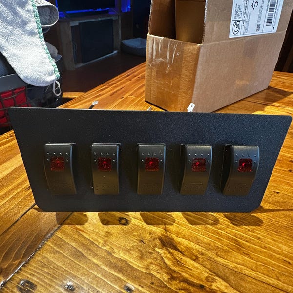 EVOLUTION D5 Rocker Switch Panel & Phone Holder + More! (golf Ball ...