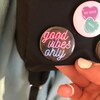 Non Binary Pin Button, No Gender Only Goose, NB Flag Gift, Nonbinary ...
