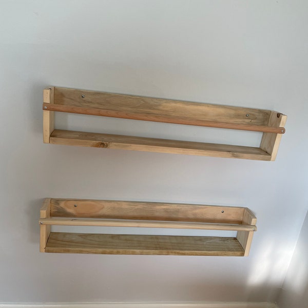 Handmade Nursery Shelf | Same Dimensions as IKEA FLISAT | Solid Pine Shelf - Etsy
