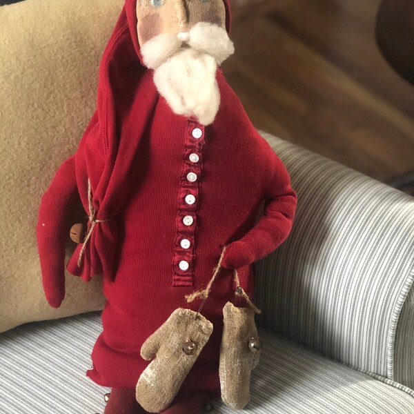 PATTERN - Old Tattered Santa - DIGITAL DOWNLOAD Pattern - Etsy