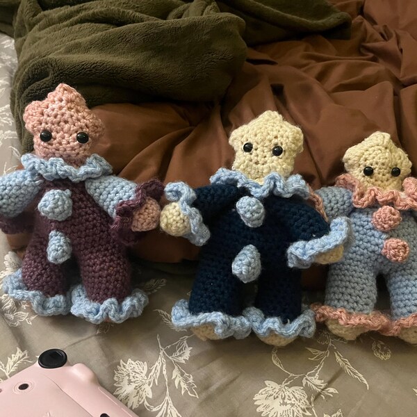 Clown Amigurumi Handmade Plush Handcrafted Clowncore/kidcore Plushy ...