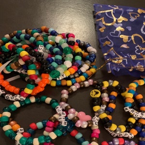 Customize 5 Hashtag Kandi Bracelets - Etsy