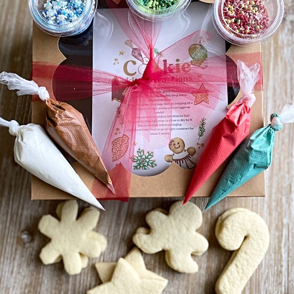 Editable Christmas Cookie Instructions Card Template, Editable Cookie ...