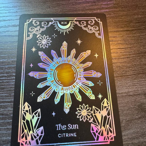 Crystalstruck Tarot - GOLD LIMITED EDITION - 78 Card Deck & Guidebook ...