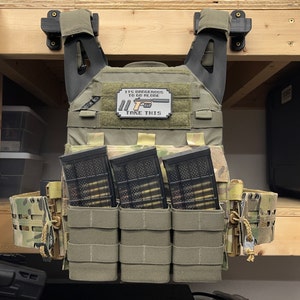 Plate Carrier / Body Armor Mount Wall Gear Holder Storage Rack - Etsy
