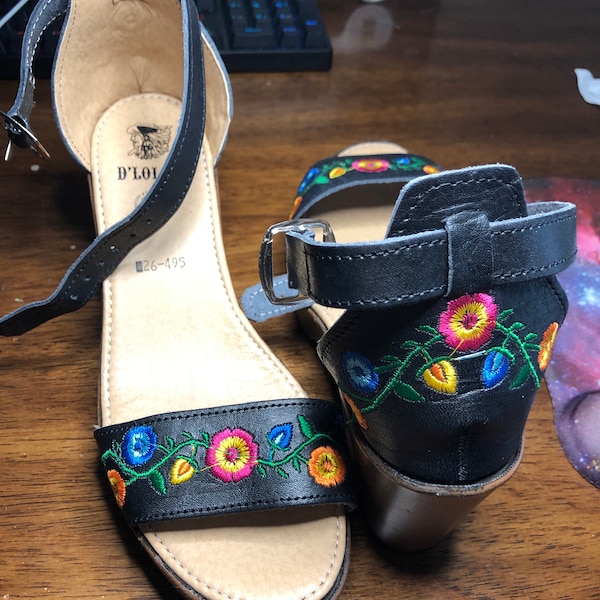 Mexican Platform Shoes - Huarache Sandals - Mexican Shoes, Boho Sandals ...
