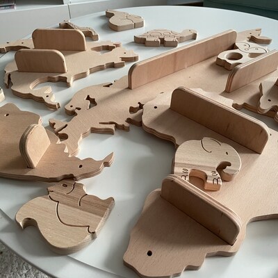 World Map Shelf, Decorative Shelf for Kids, Shelf for Animals - Etsy