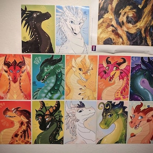 Wof Villains Portraits A5 Prints - Etsy