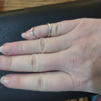 EDS Hypermobility DIP Finger Ring Splint Adjustable Sterling Silver - Etsy