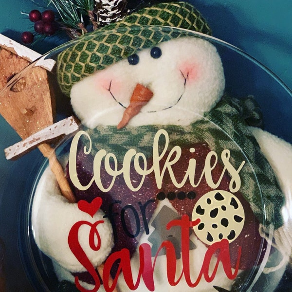 Cookies for Santa SVG, DXF, EPS, Png Files for Cutting Machines Cameo ...