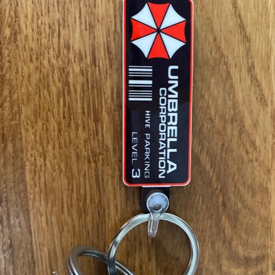 Umbrella Corporation Resident Evil Keyring, Pin Badge and new Large ...