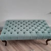 Bench Puff Furniture Upholstered Handmade Chesterfield Pouffe - Etsy