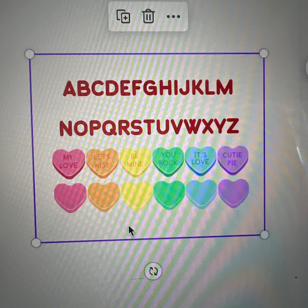 SVG Sweethearts Candy Font - Etsy